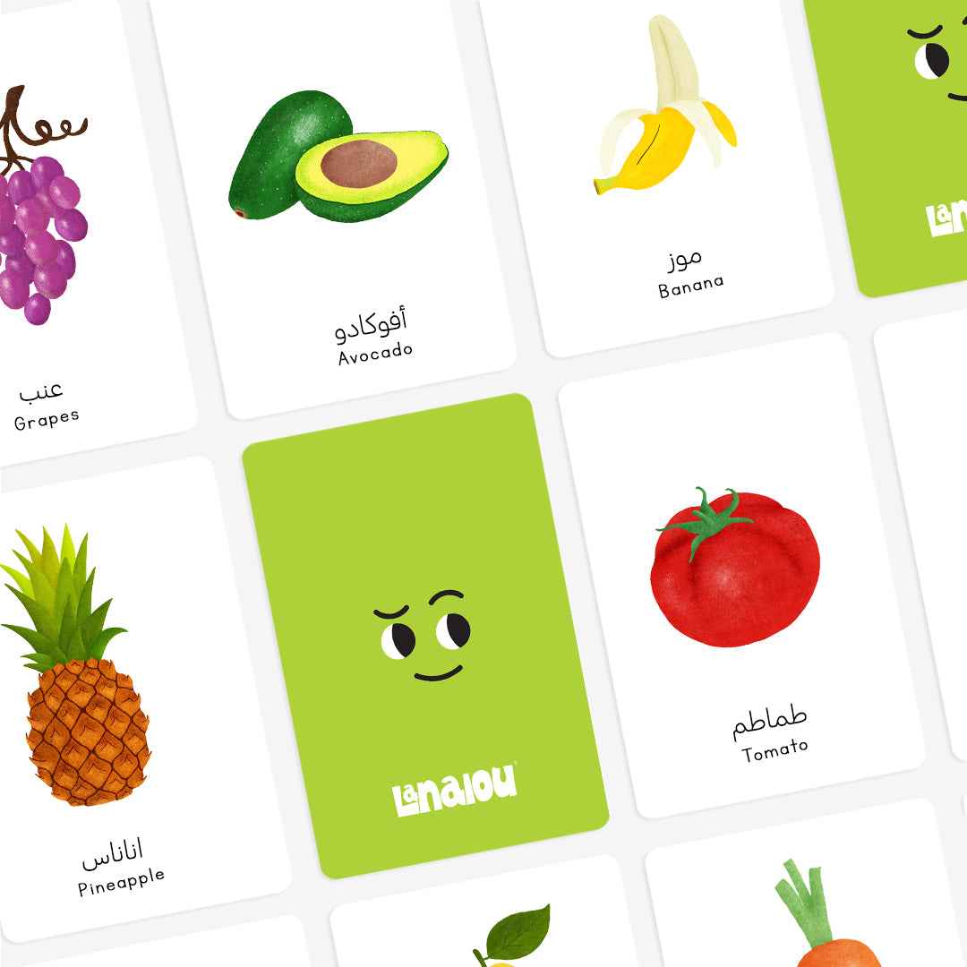 Arabic (+EN) | Fruits & Vegetables – Lanalou