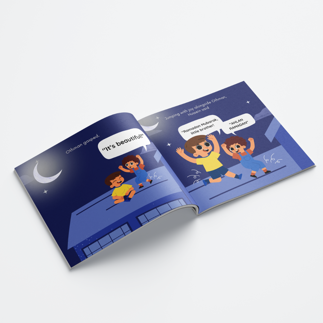 Chasing the crescent moon | Children Ramadan Storybook – Lanalou